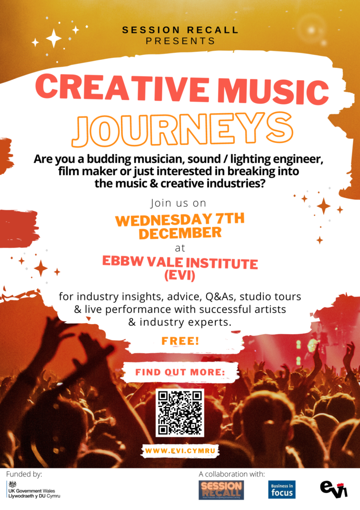 PAST EVENT: Creative Music Journeys - EVI | Ebbw Vale Institute